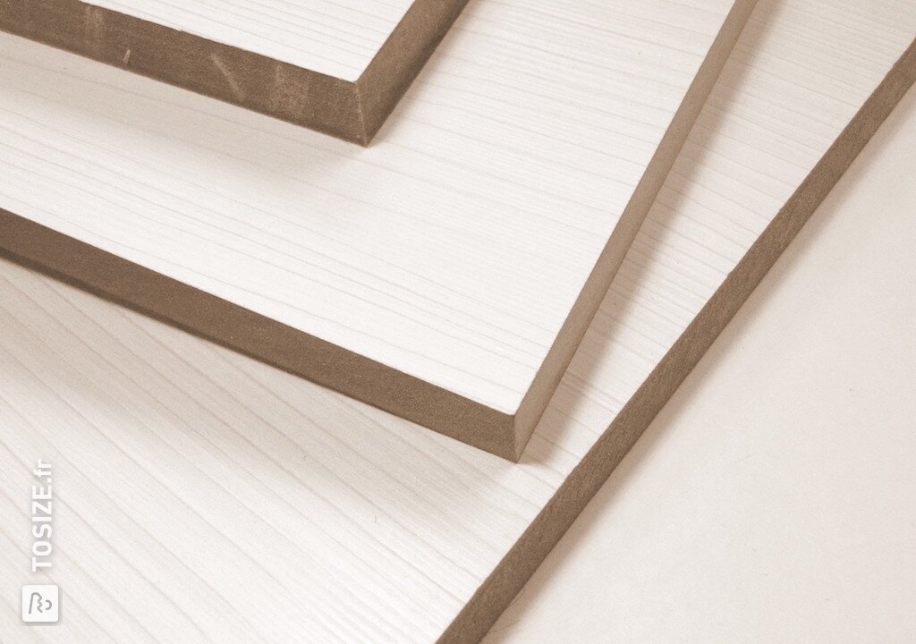 MDF : découpe gratuite sur mesure | TOSIZE.fr